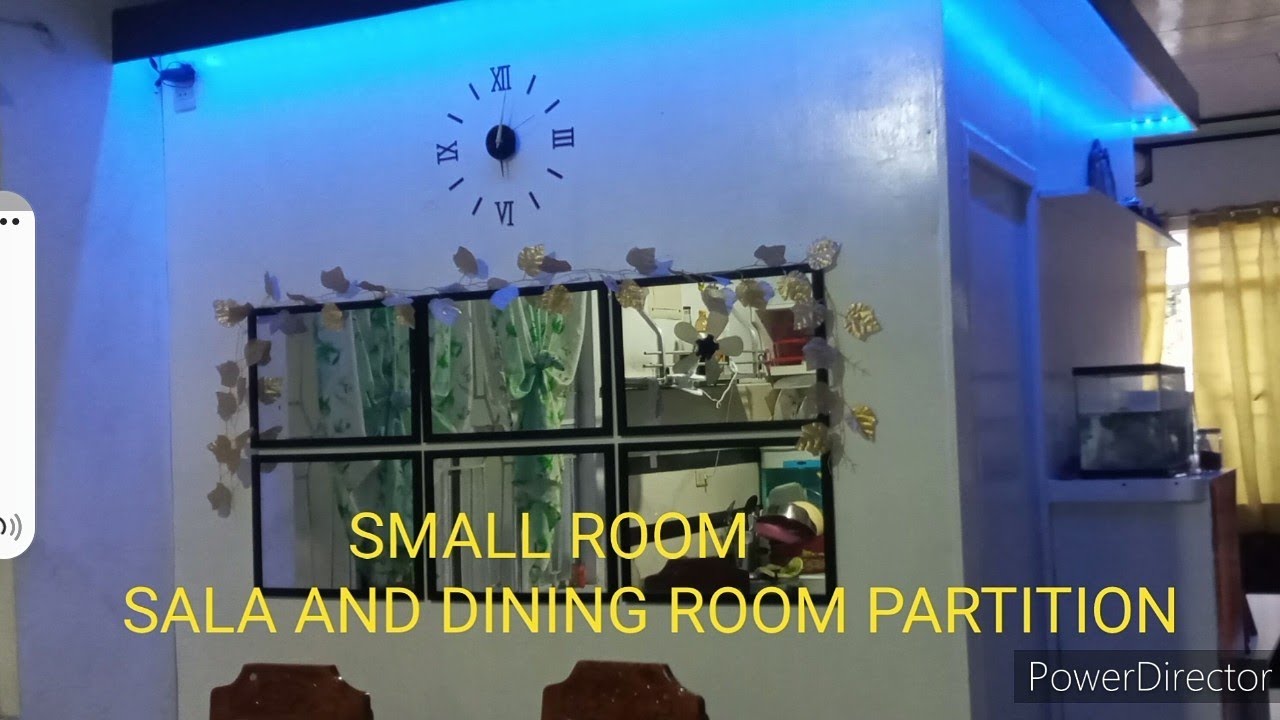 SMALL ROOM DESIGN SALA AND DINING ROOM PARTITION - YouTube