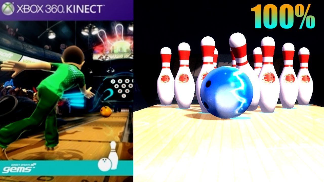 Kinect Sports Gems: 10 Frame Bowling [126] 100% Xbox 360 Longplay - YouTube