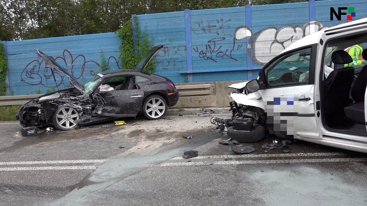 19.08.2021 - Frontalzusammenstoß auf der B 312 - YouTube