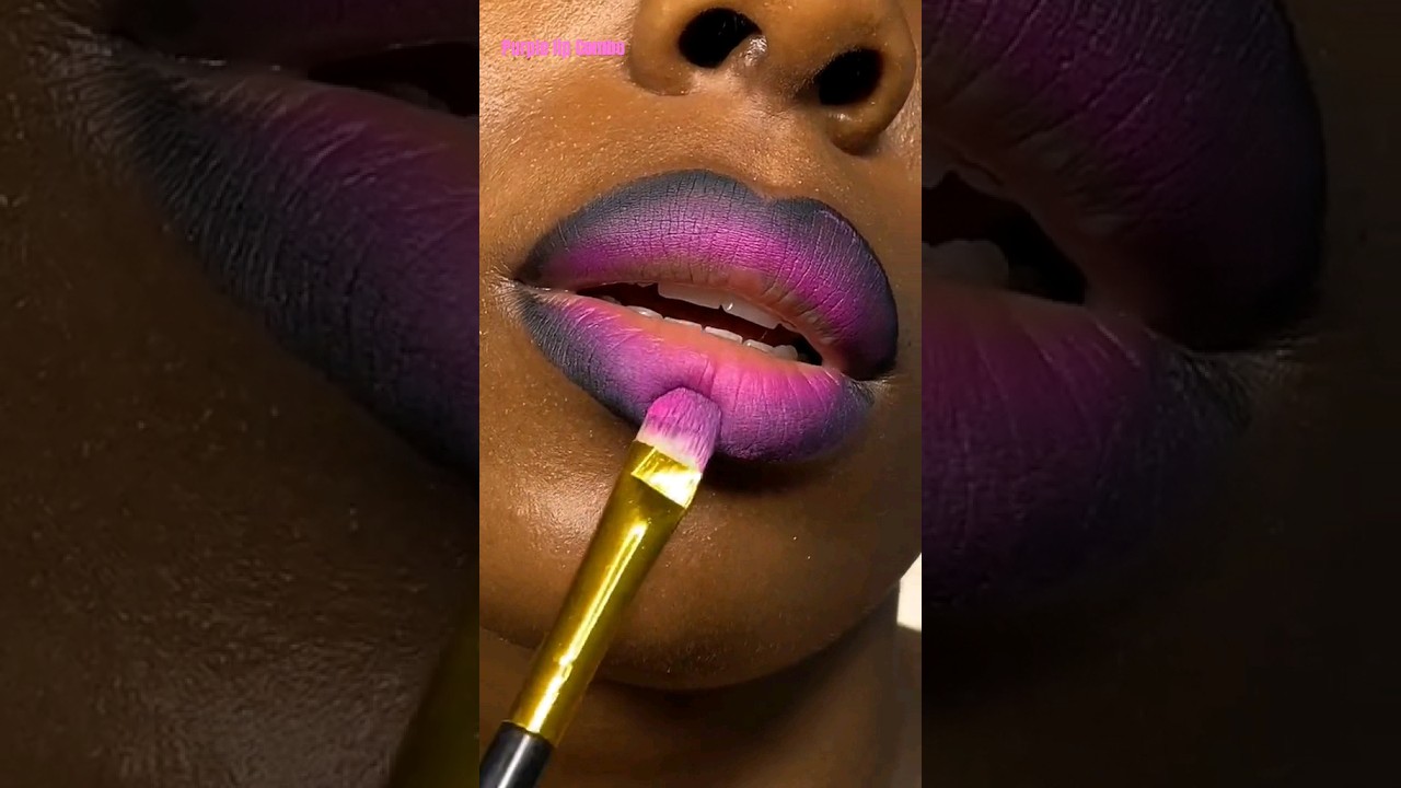 Purple Lip Combo Tutorial #lipcombo #makeup - YouTube