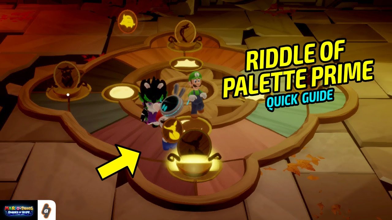 QUICK GUIDE: Solve the Riddle of Palette Prime | Mario Rabbids: Sparks ...