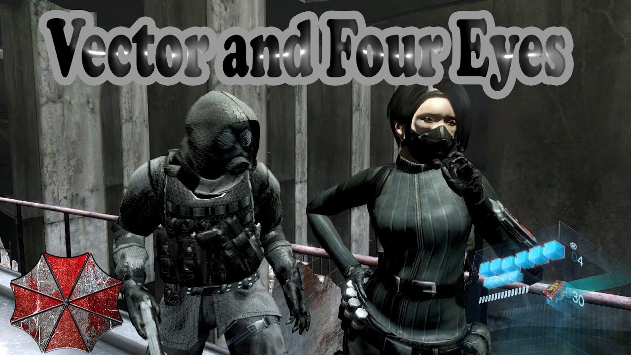 Resident Evil Vector And Four Eyes