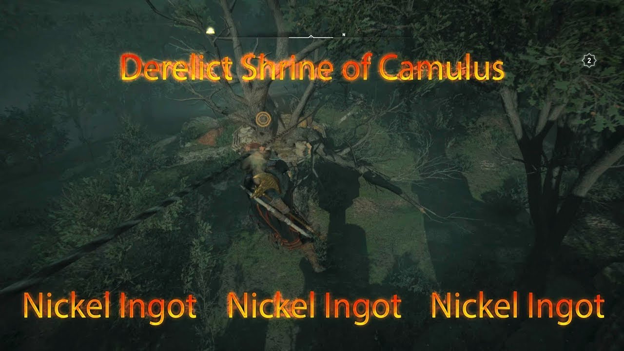 Assassin's Creed Valhalla | Derelict Shrine of Camulus - Nickel Ingot ...