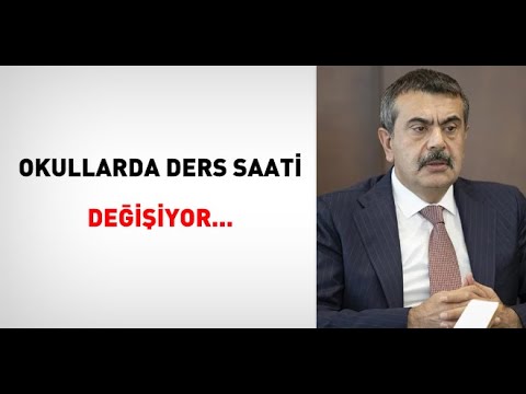 Okullarda ders saati değişiyor...