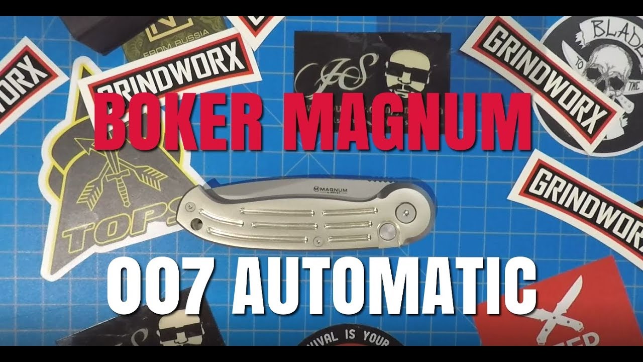 BOKER MAGNUM 007 Knife Review: An Automatic Worth Bonding With!!! - YouTube
