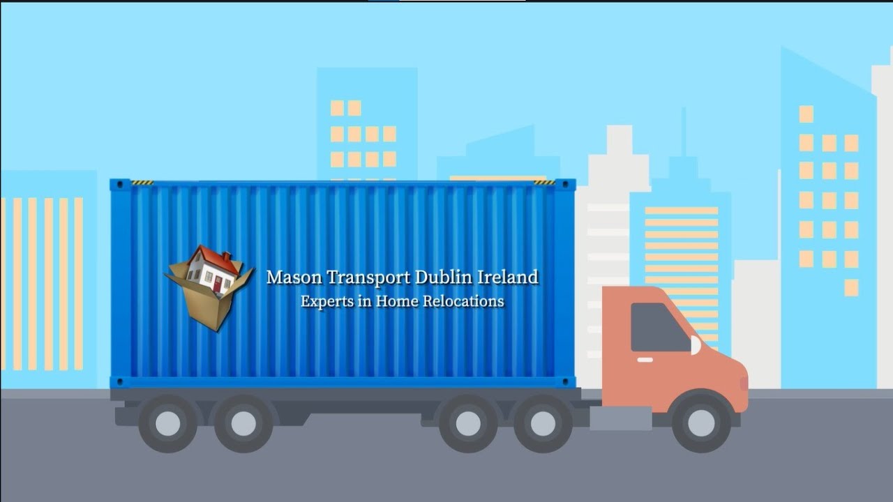 2D Explainer Video Animation Freight and International Moving Company ...