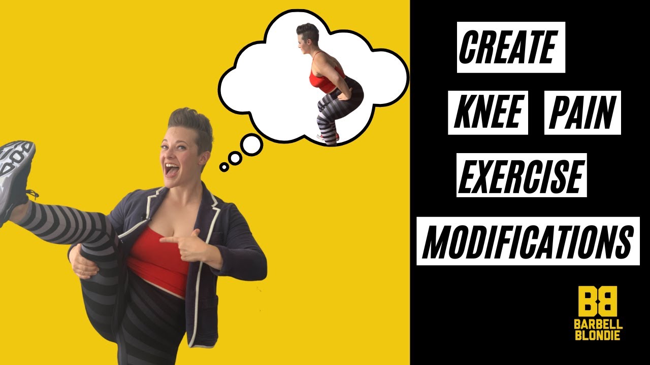 How to Create Exercise Modifications for Knee Pain - YouTube