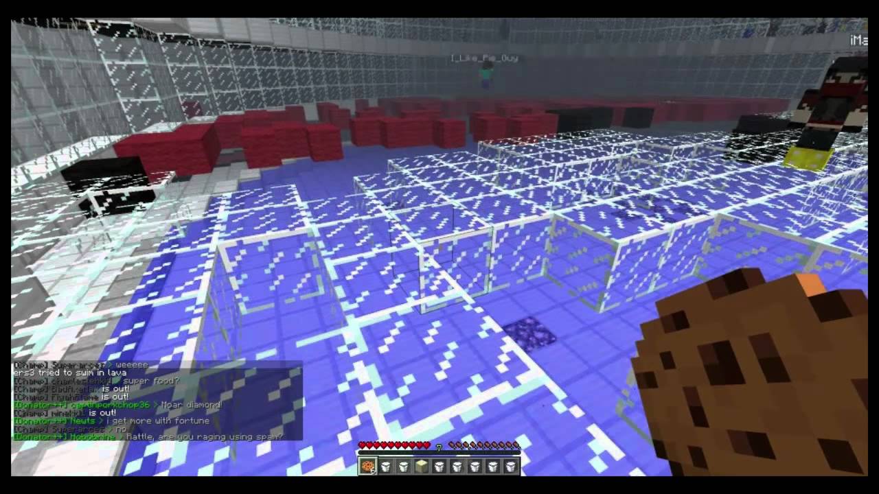 Minecraft Spleefing on Skitscape - YouTube