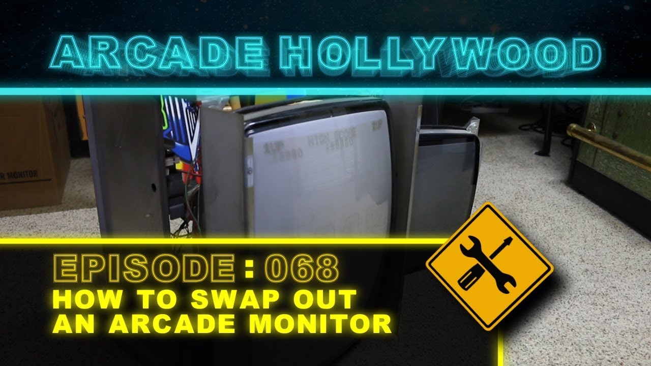 How to Swap Out an Arcade Monitor - YouTube