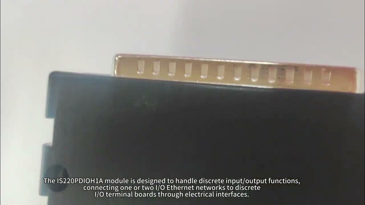 IS220PDIOH1A-Discrete Input/Output Module#plc - YouTube