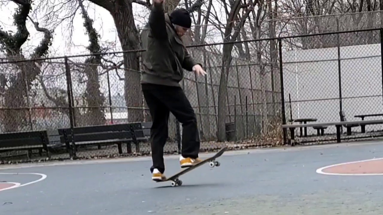 Back 360 toe flip/pivot - YouTube
