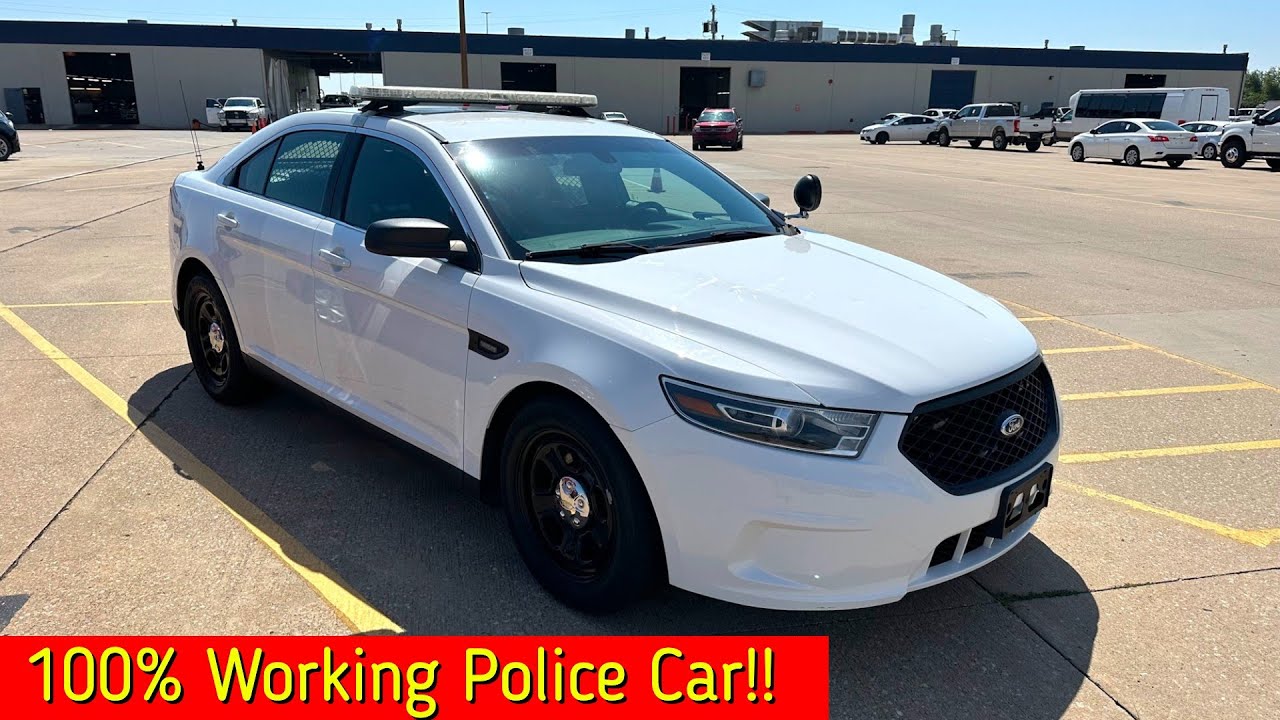 I Found 2 Fully Functional Cop Cars at the Dealer Auction!! - YouTube