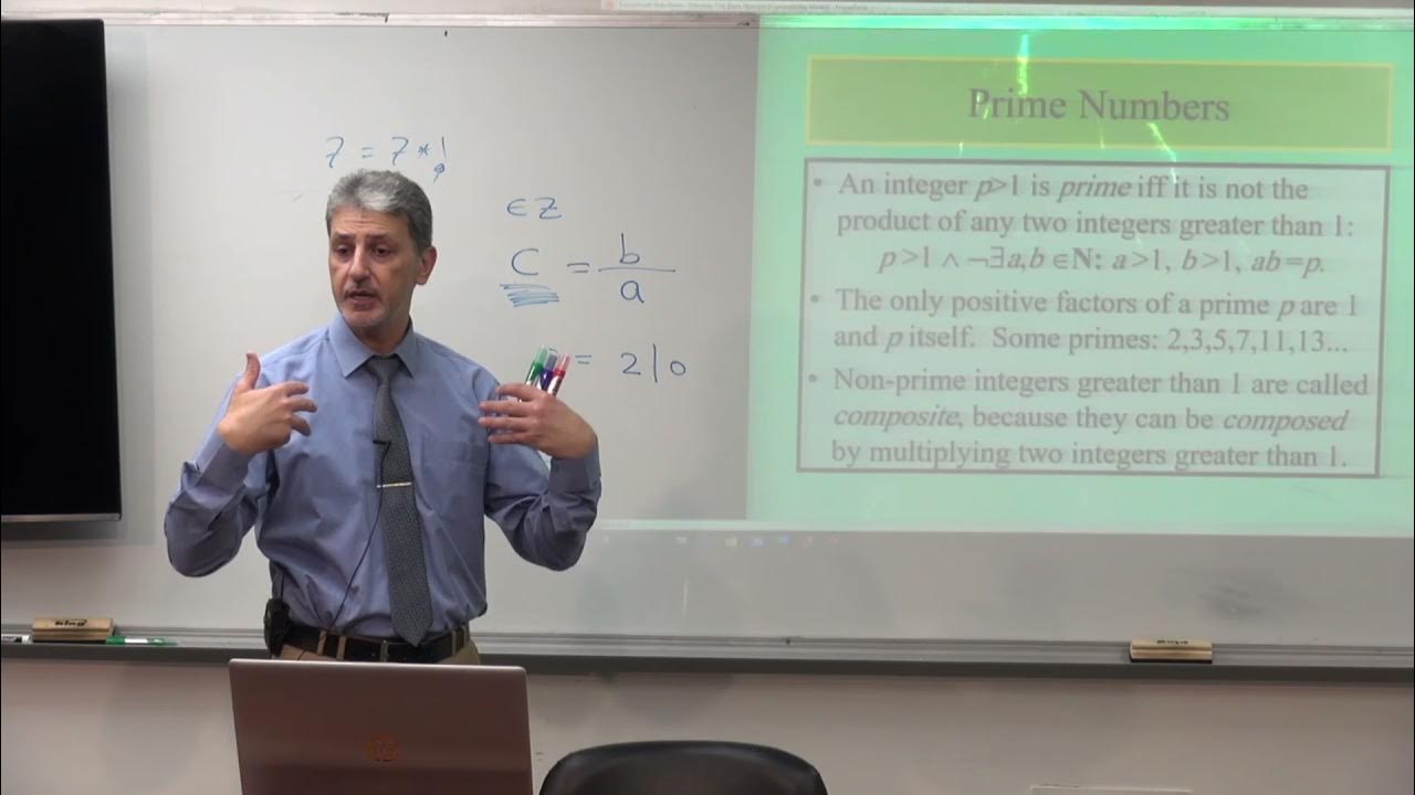 Lecture 21: Basics of Numbers I - YouTube