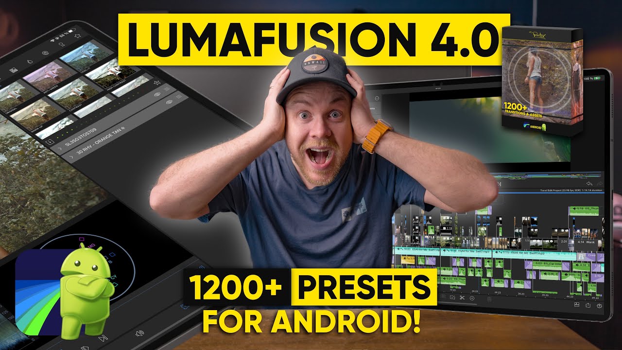 1200+ LumaFusion 4.0 ANDROID Transitions, Presets & Assets by RobHK - YouTube