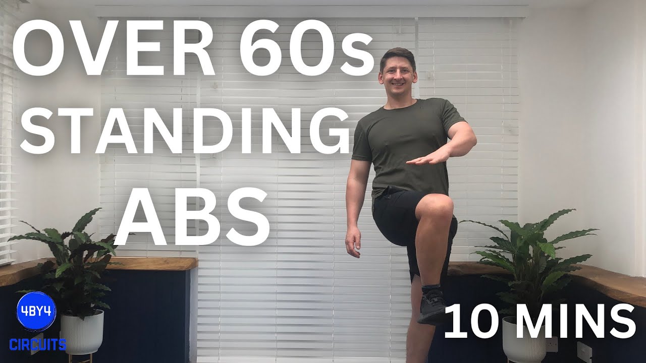 Over 60s Beginners | Standing Abs Workout - YouTube