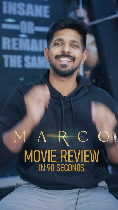 MARCO - 90Sec Movie Review 🎥🍿 - YouTube