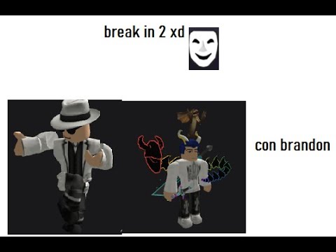 jugando con brandon a roblox en break in 2 - YouTube