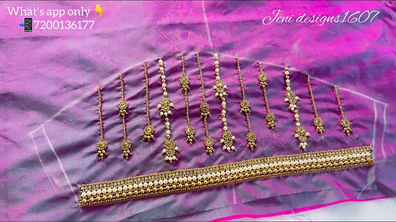 Pearl sleeve aari work design 📲7200136177 #aariworkdesign # ...