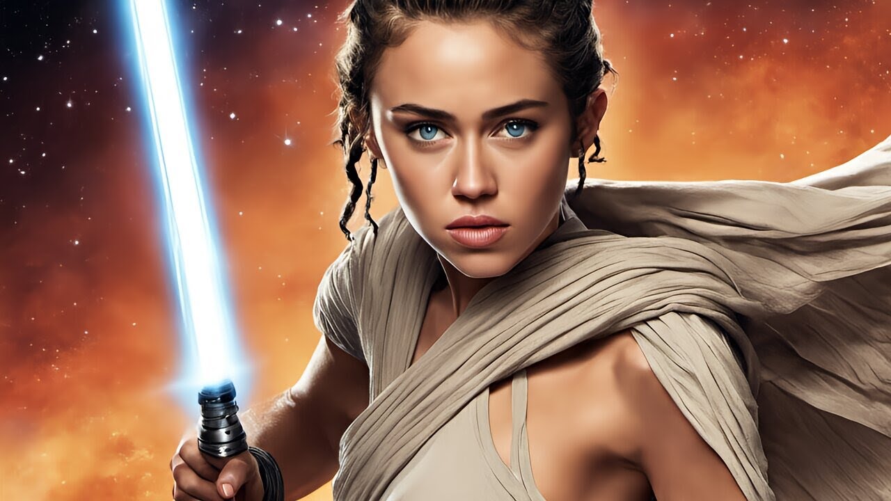KI - AI generated Miley Cyrus as Rey in Star Wars Part 5 - YouTube