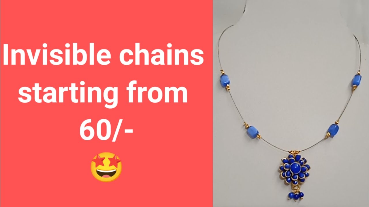 Ready to ware invisible chains @ 60/- - YouTube