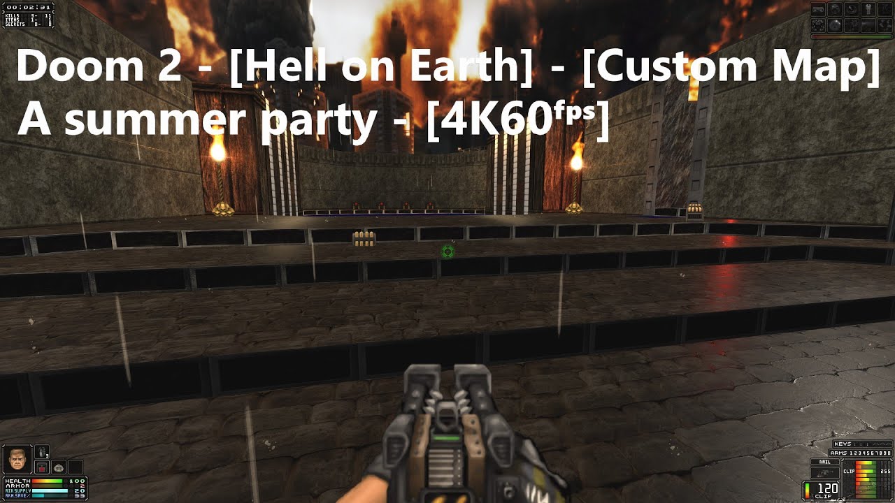 Project Brutality 3.0 - Doom 2 - Map: #0217 - A summer party - [4K60ᶠᵖˢ ...