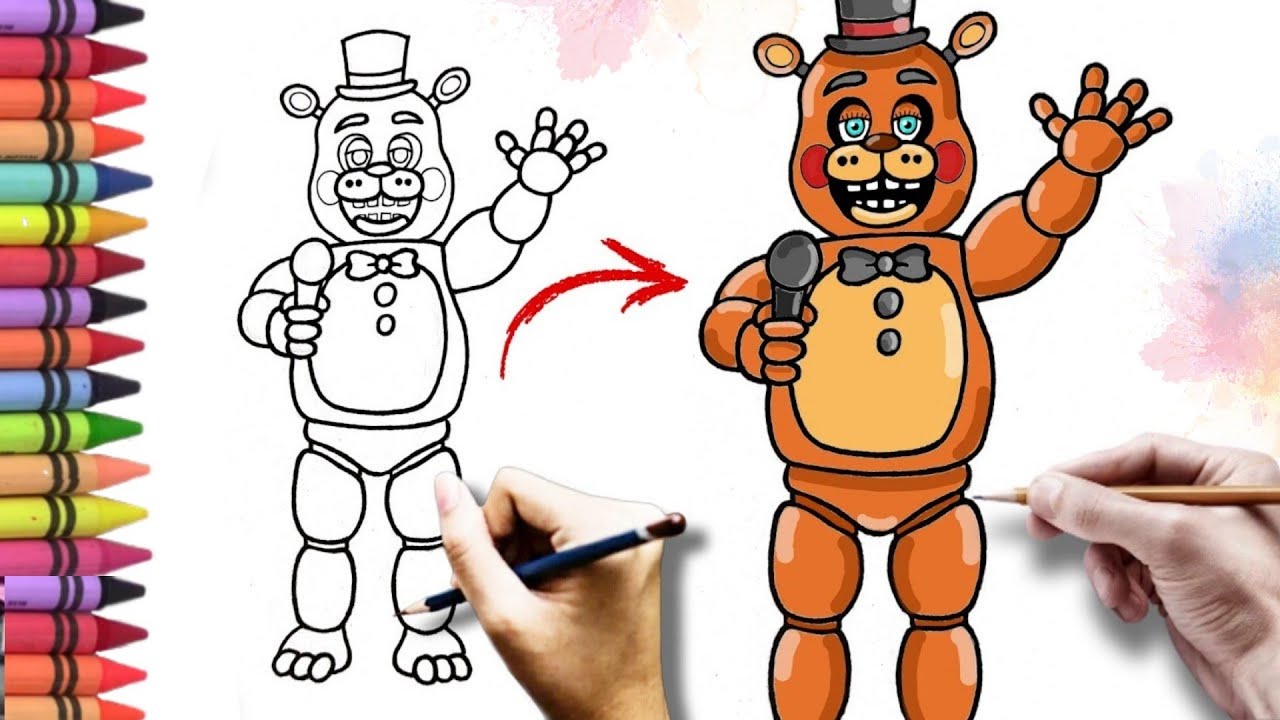 How To Draw Toy Freddy | Five Nights at Freddy's - YouTube