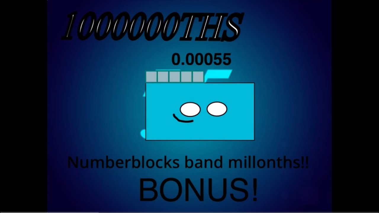 Numberblocks Band Millionths 55 - YouTube