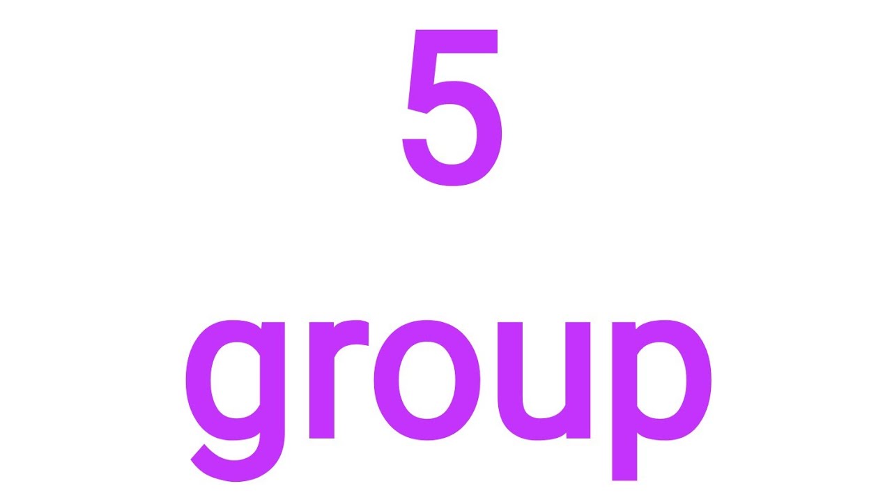 Concepts of fifth group.introduction. - YouTube