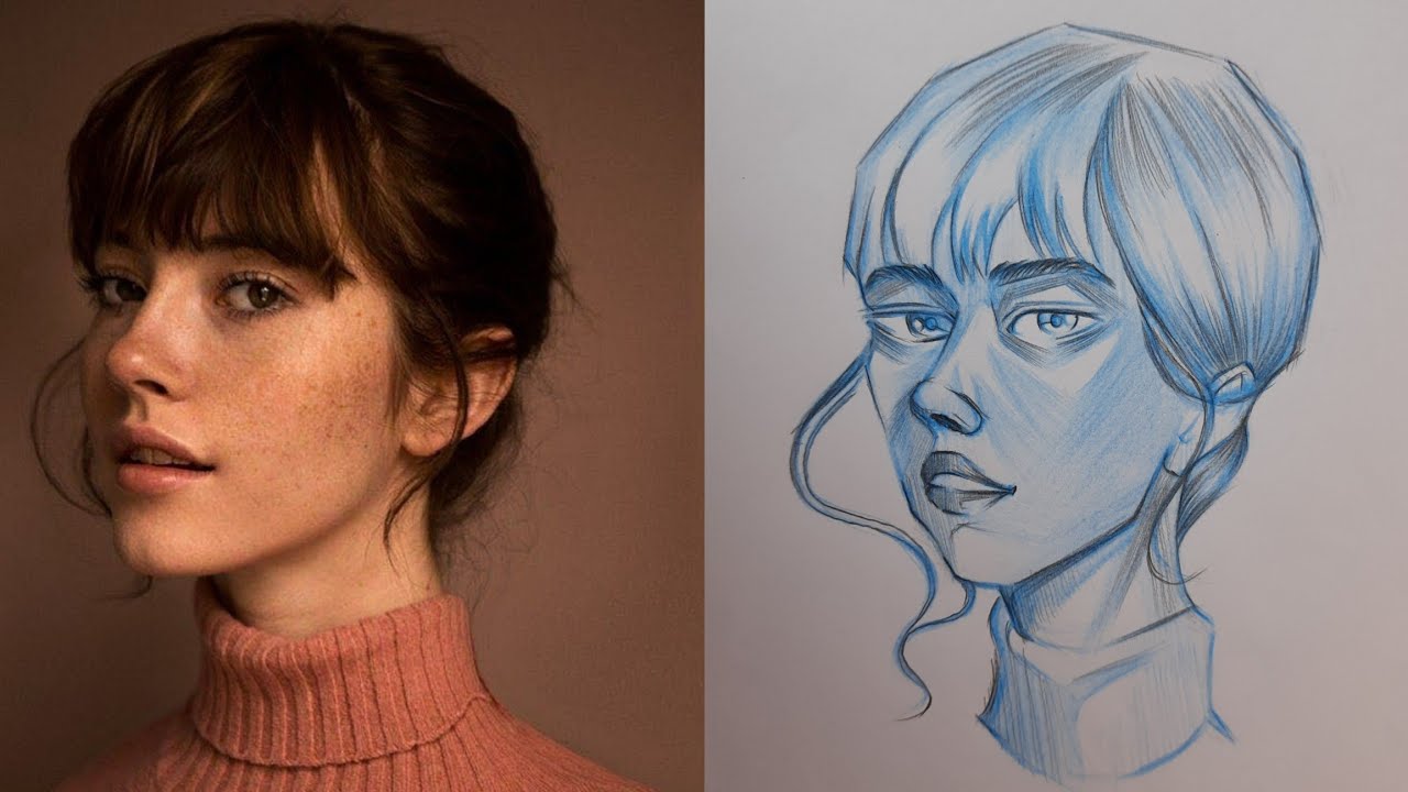 DRAW FACES Like a PRO in 40 Minutes! (Step by step) - YouTube
