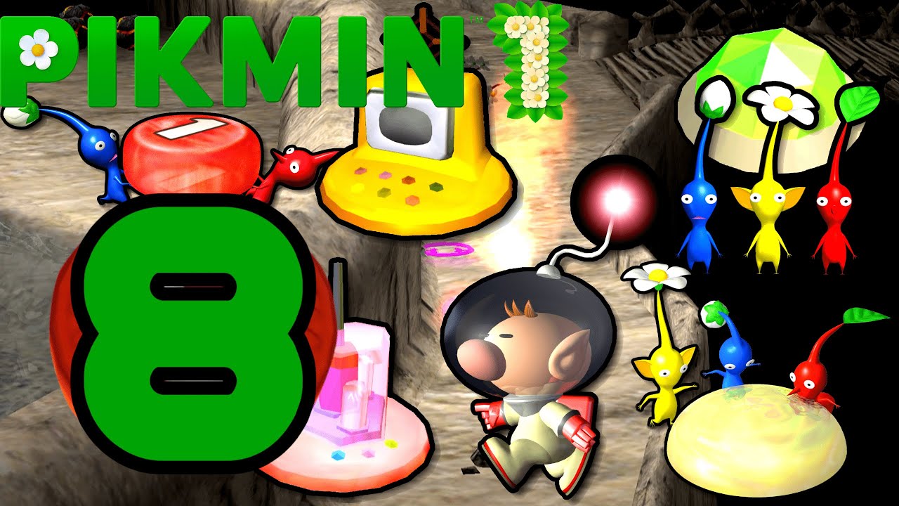 PIKMIN #8: Tag 8: Aufräumarbeiten im Zentrum des Waldes - YouTube