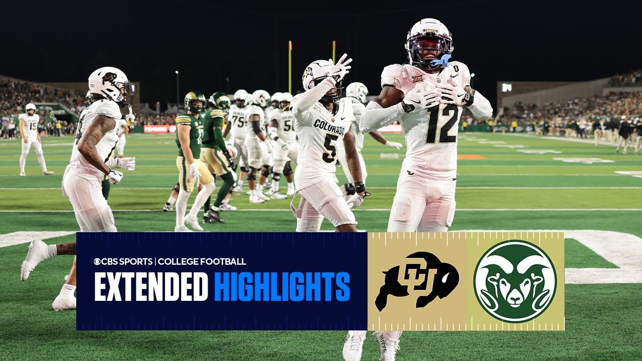 Colorado Buffaloes vs. Colorado State Rams | Extended Highlights - YouTube