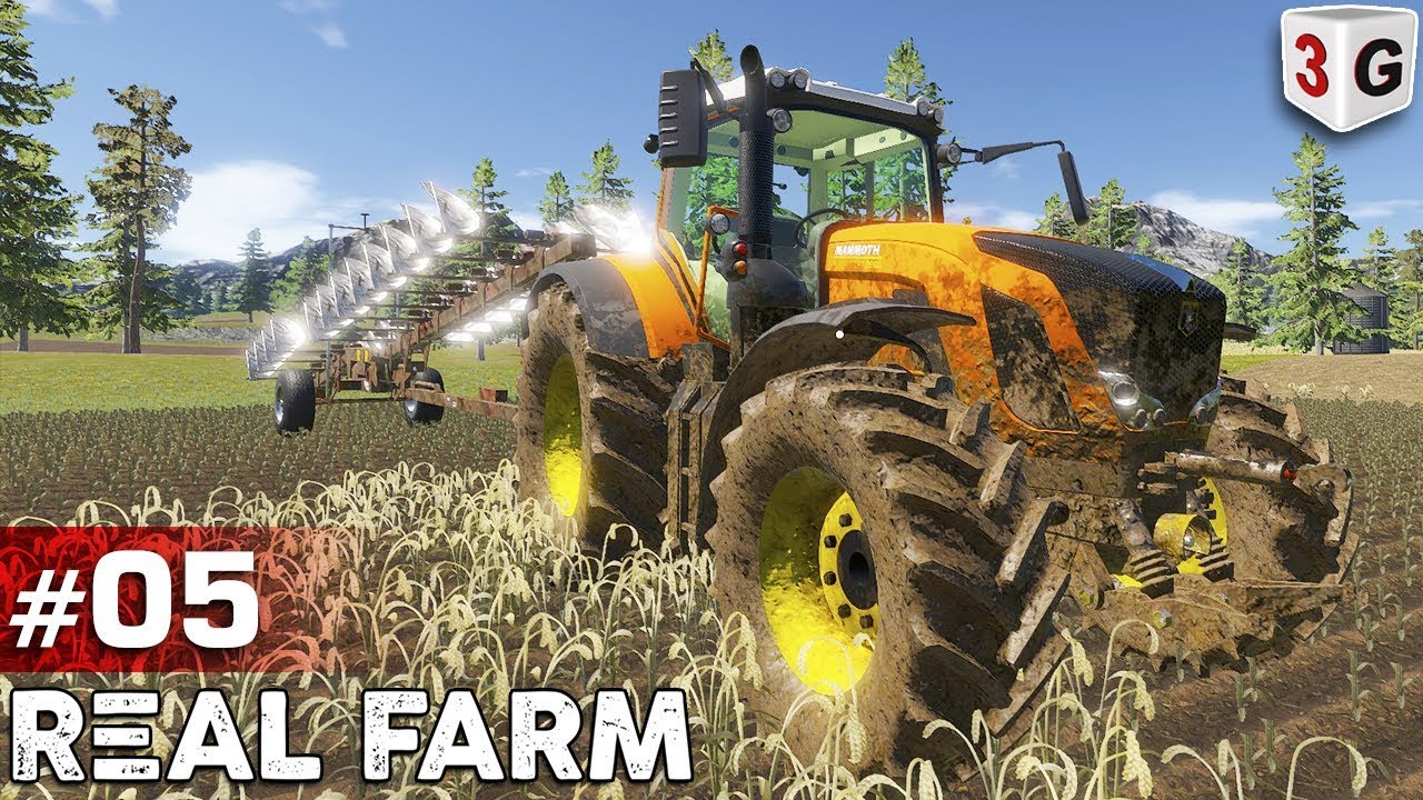 REAL FARM COMPREI MINHA FAZENDA E CONTRATEI UM TRABALHADOR - YouTube