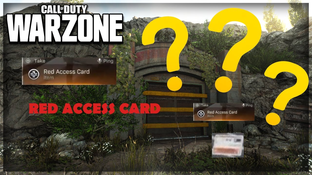 RED ACCESS CARD EASTER EGG IN WARZONE ??? - YouTube