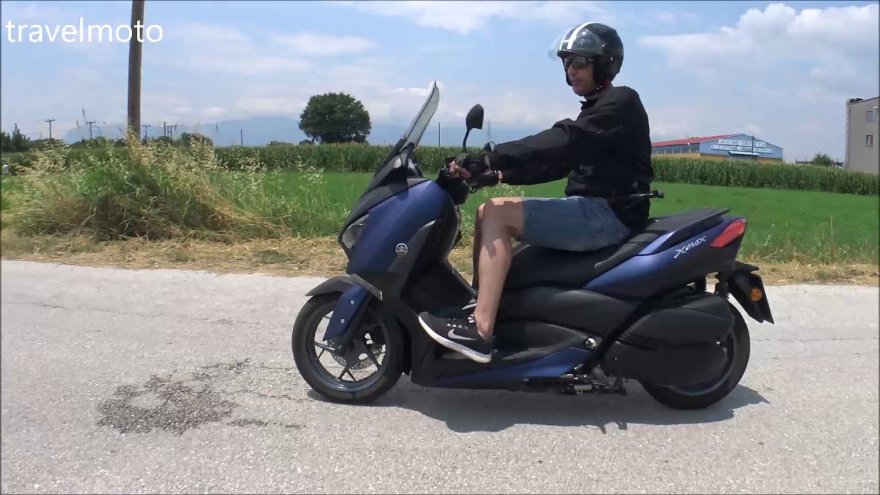YAMAHA X MAX 300 suspension system (2019 scooter) - YouTube