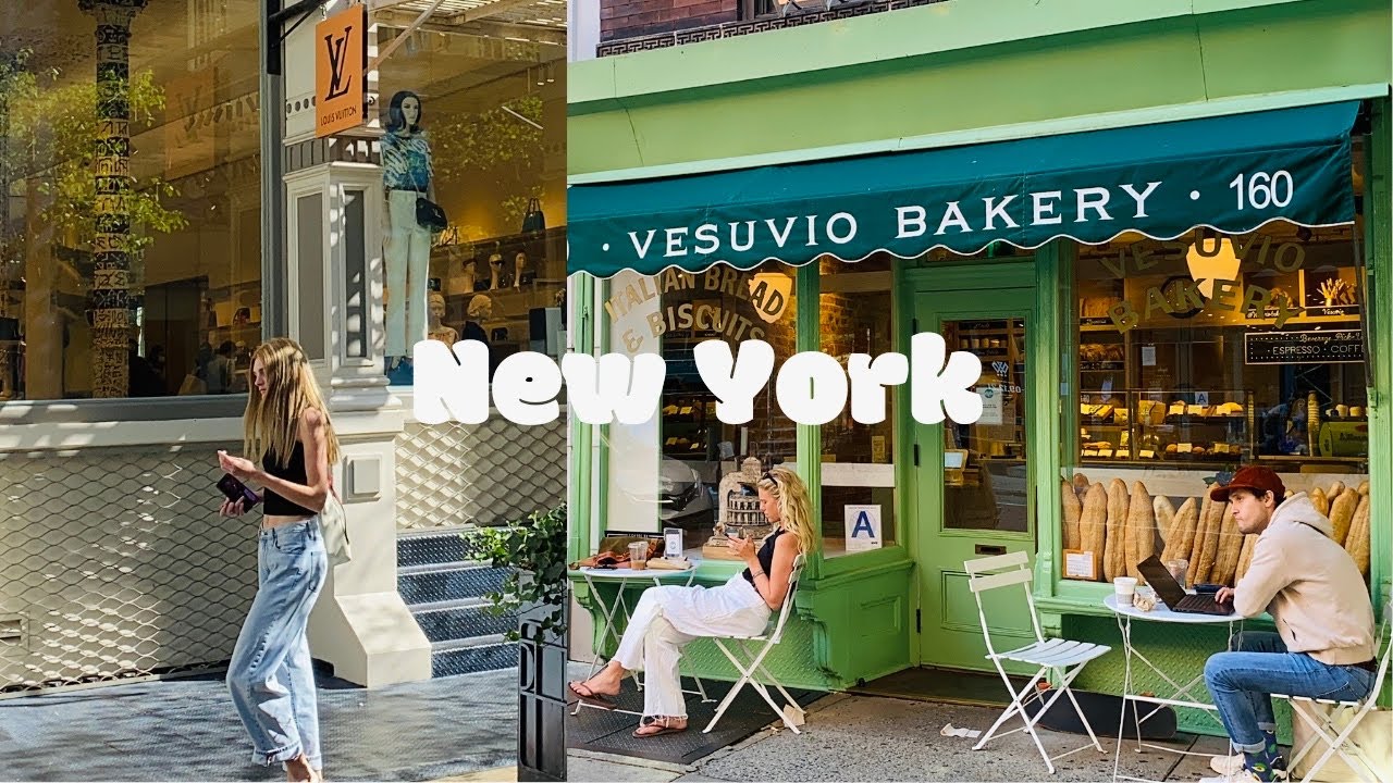 [4K]🇺🇸NYC Walk🗽SoHo | Greene & Wooster St, Ladurée,🍫L.A. Burdick,💄 ...