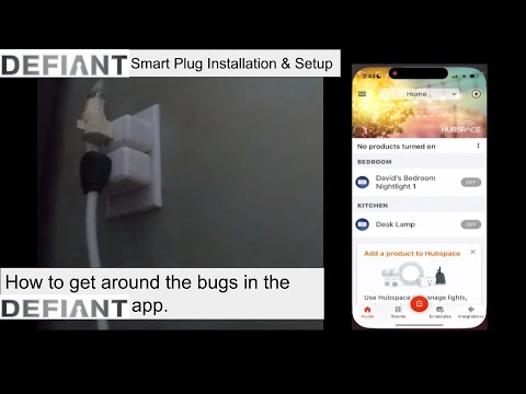 DEFIANT Smart Plug Installation & Setup in my room. - YouTube