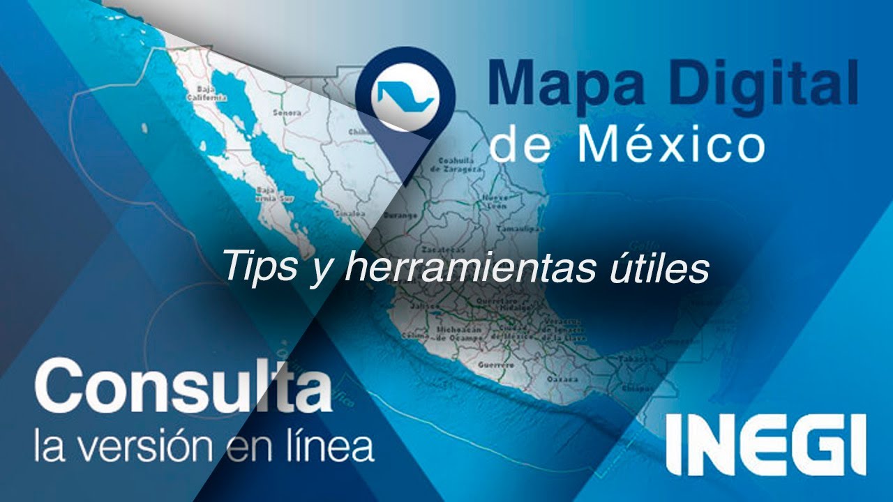 Tips y herramientas útiles del mapa digital INEGI - YouTube