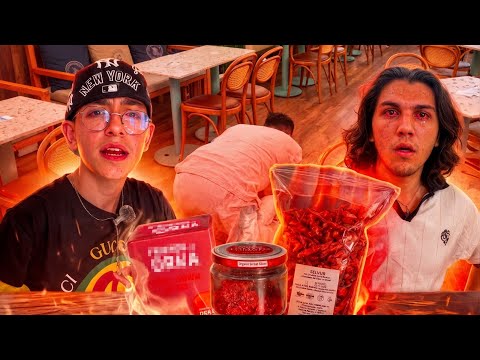 YOUTUBERS TRY THE SPICIEST PEPPER IN THE WORLD! @Mertlia @tarikakat