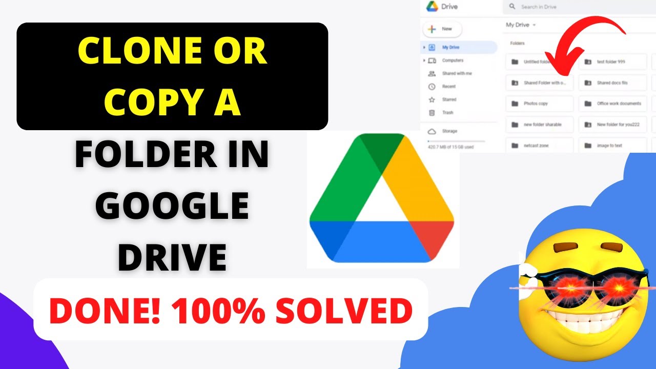How To Clone Or Copy A Folder In Google Drive YouTube How To Clone Or Copy A Folder In Google Drive YouTube