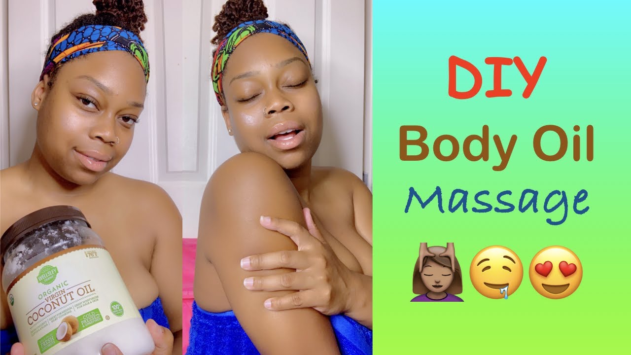 Asmr Body Oil Massage Coconutoil Satisfying Youtube