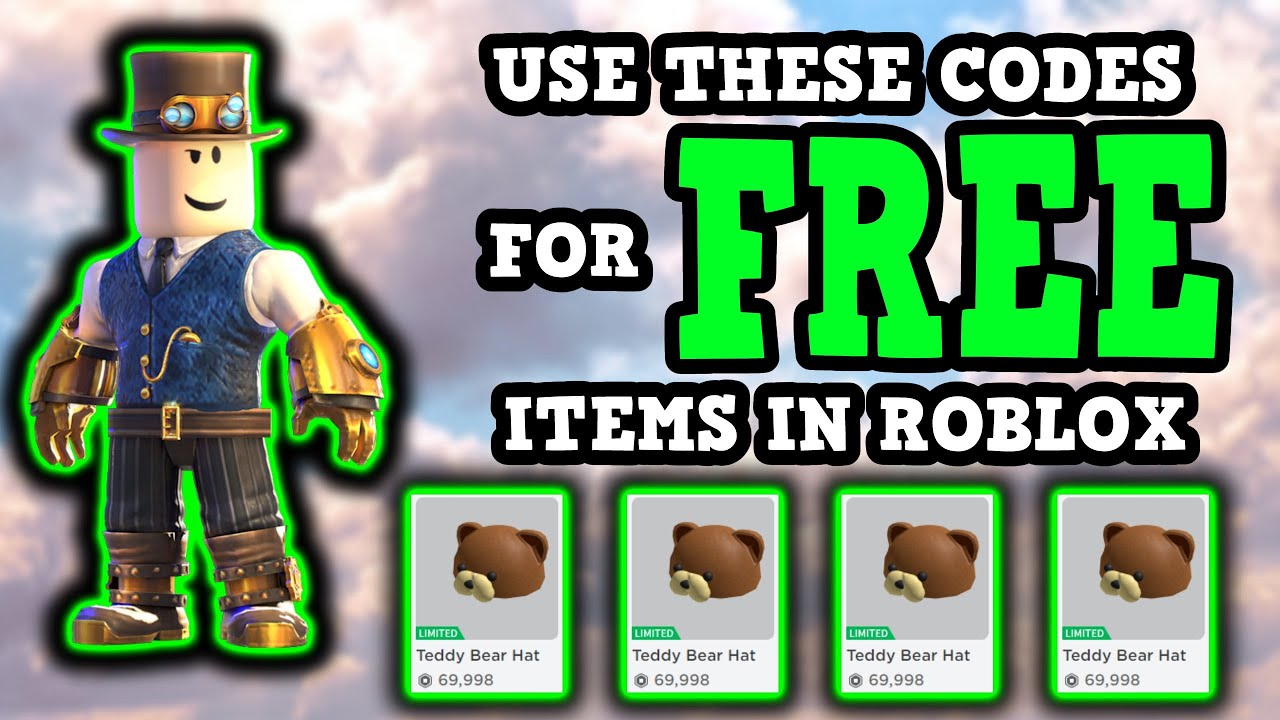 How To Get Free Items In Roblox Using This Code in Roblox! (Working ...