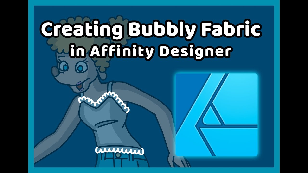 16 Creating Bubbly Fabric in Affinity Designer - YouTube
