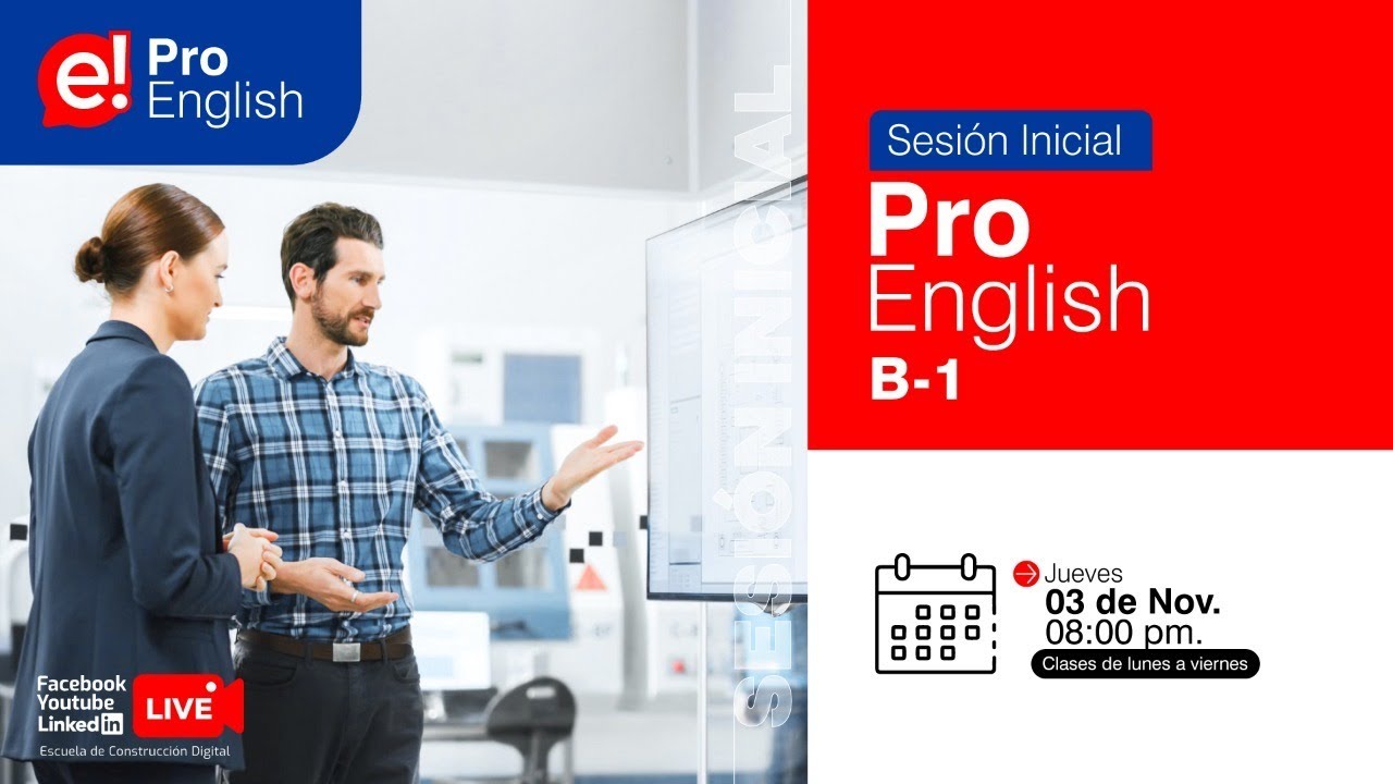 🗣️e! Pro English | Sesión inicial Básico 01 - Lección 01💂🗽 - YouTube