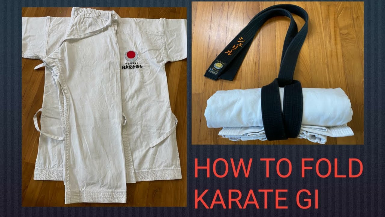 HOW TO FOLD YOUR KARATE GI (Karate uniform) - YouTube