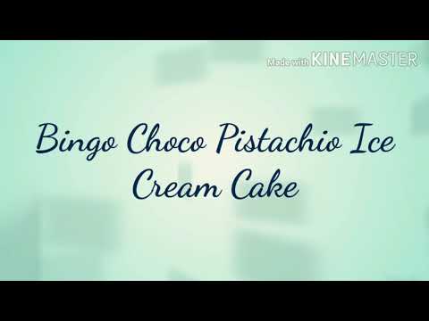 Bingo Cookie Pistachio Ice cream cake
