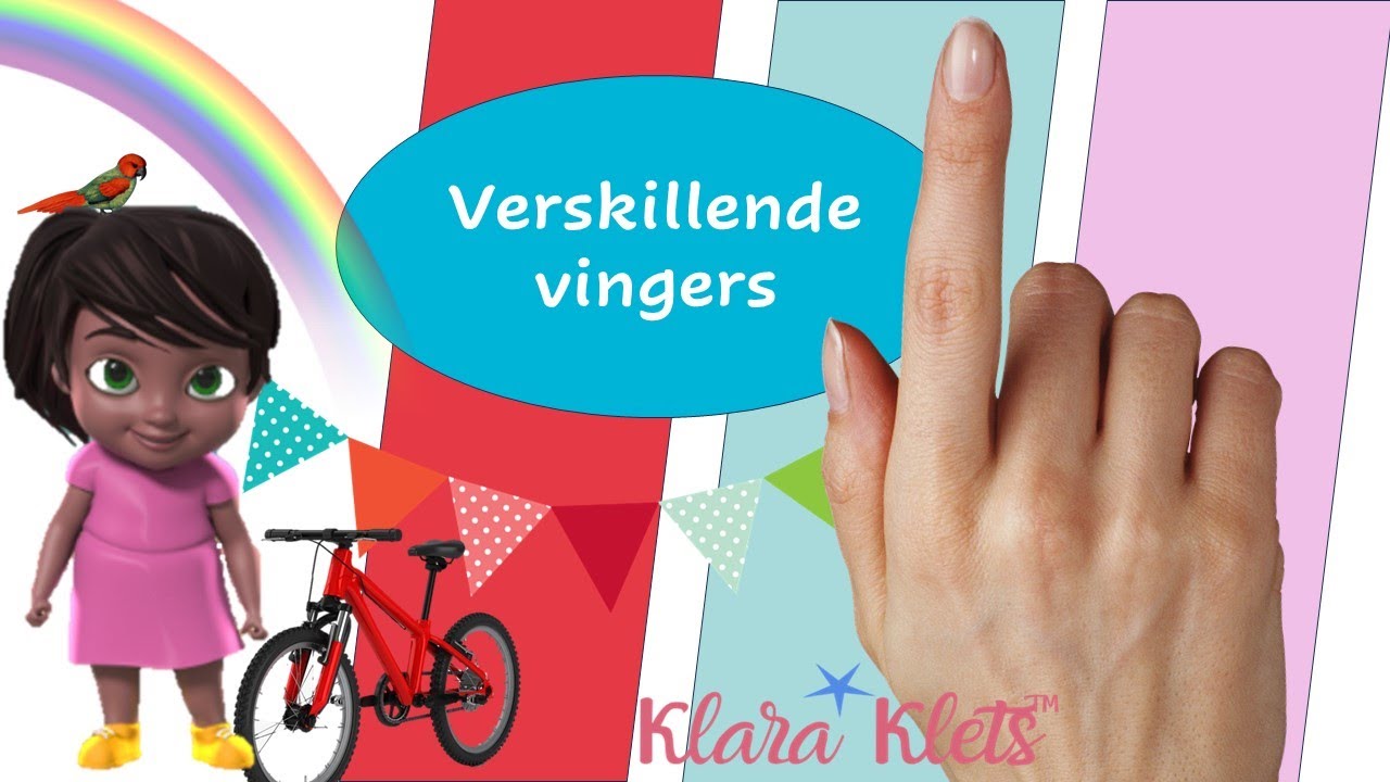 Die benaming van die verskillende vingers in Afrikaans. - YouTube