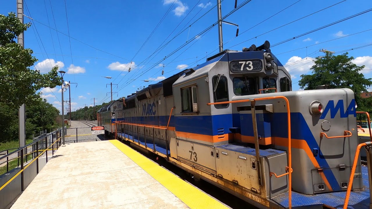 Amtrak MARC NEC Bowie, Maryland July 2020 - YouTube