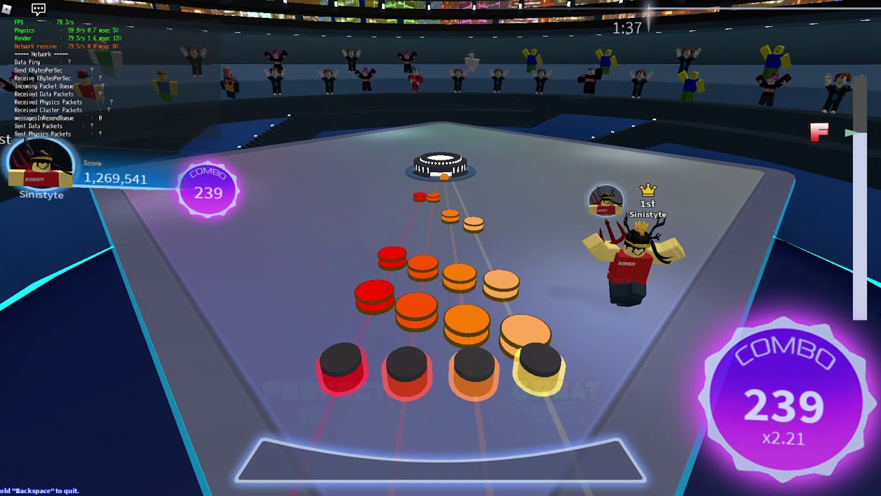 ROBLOX Robeats ~ Solar Orbit (Hard) [97.55% A+] - YouTube