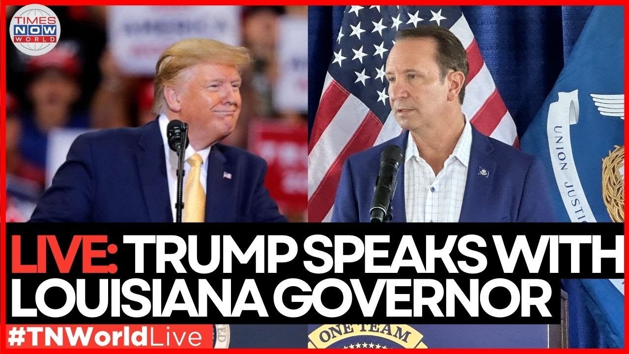 LIVE: President Trump Addresses Nation Alongside Louisiana Governor in ...