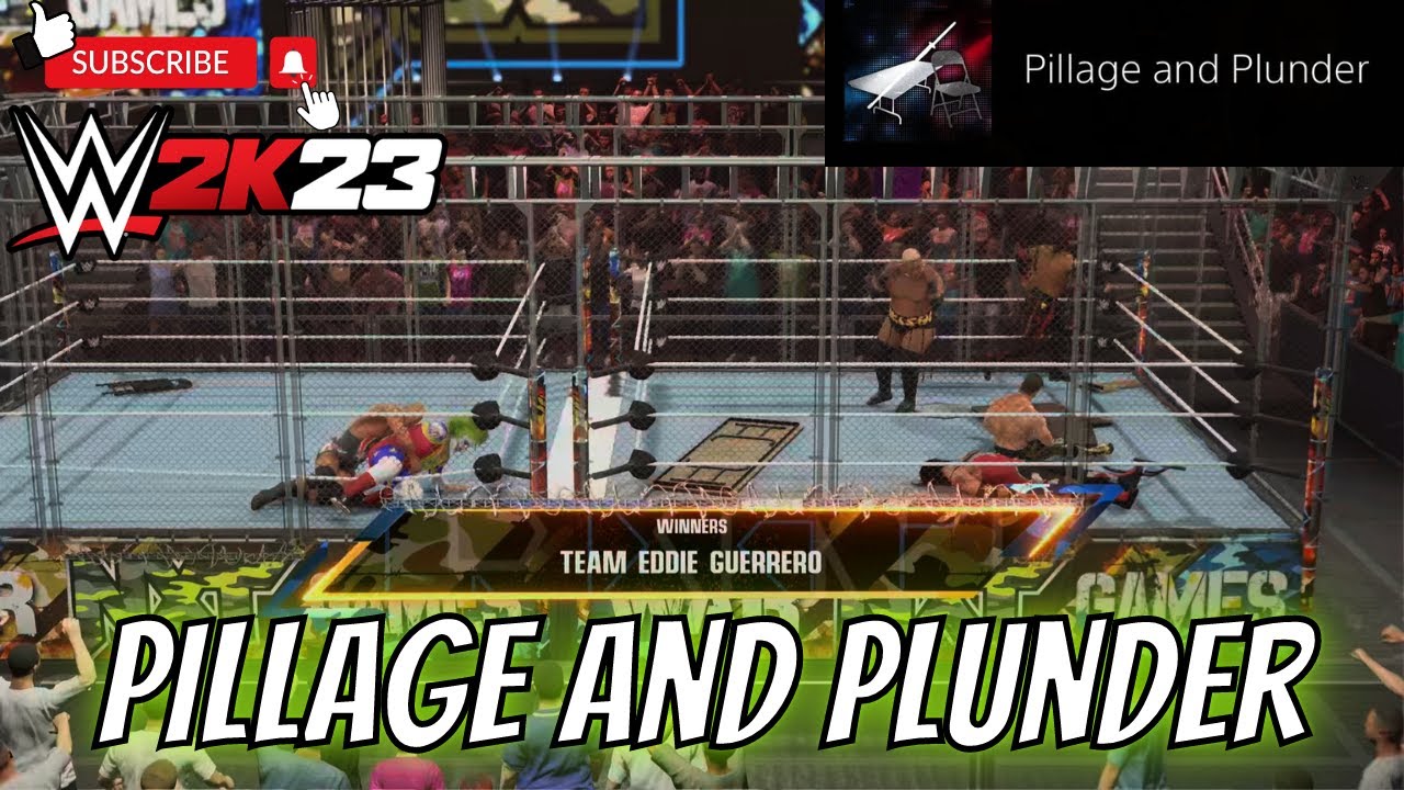WWE 2K23 PILLAGE AND PLUNDER TROPHY - YouTube